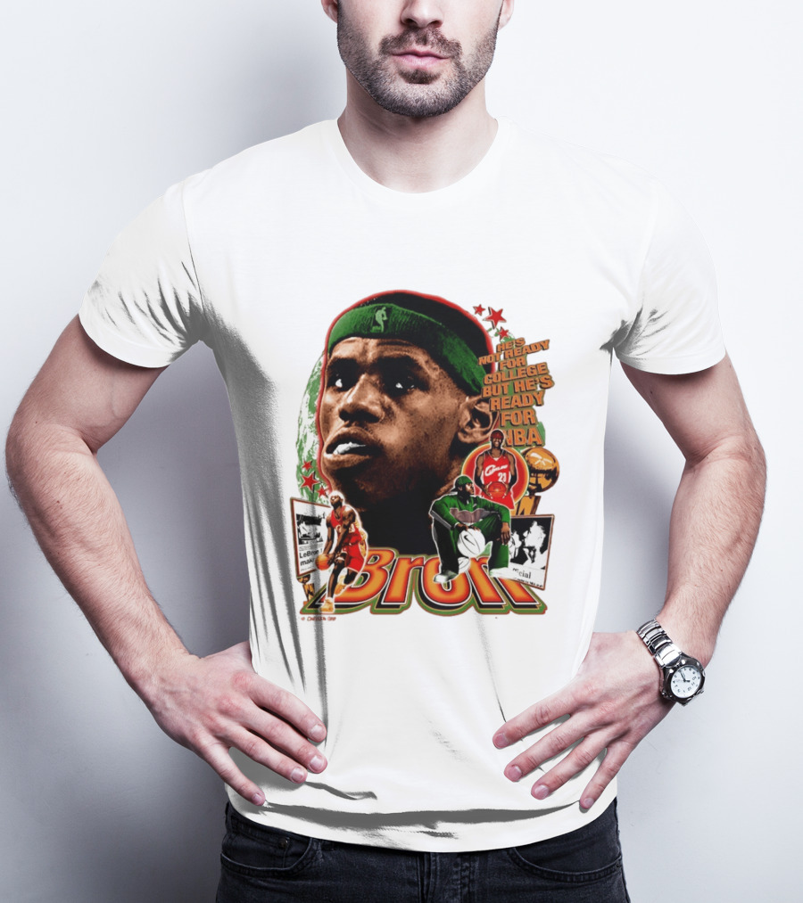 LeBron Skipped College Ready For NBA Cavaliers Basketball T-Shirt