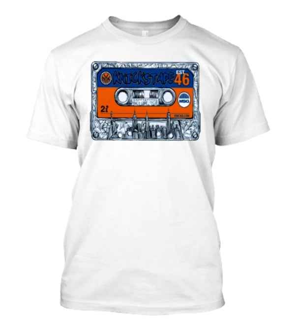 New York Knicks Knickstape Cassette EST 46 MSG Mixtape Graffiti T-Shirt