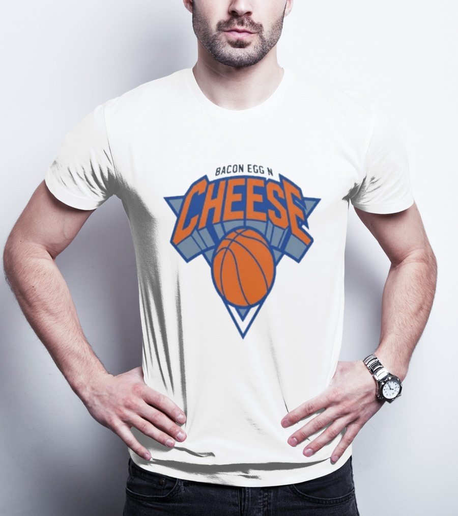 New York Knicks Bacon Egg N Cheese Basketball T-Shirt