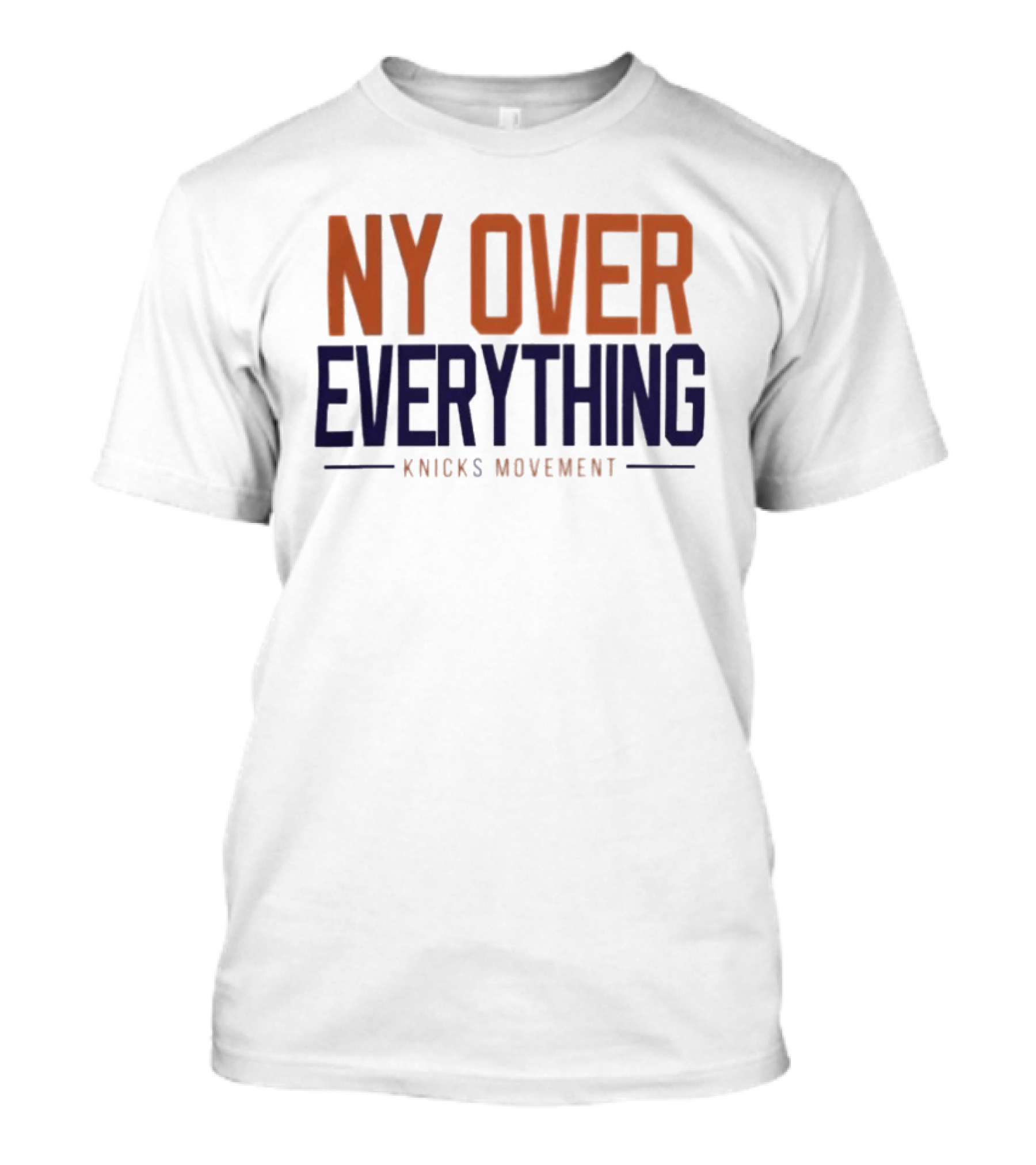 NY Over Everything Knicks Movement 2026 New York Knicks T-Shirt