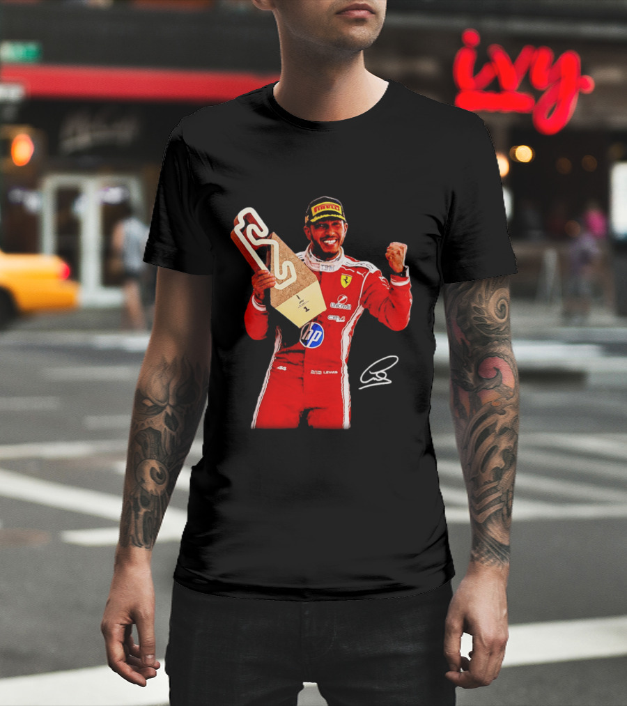 Lewis Hamilton Ferrari Racing Champion Pirelli Winner Remember Who You Are T-Shirt