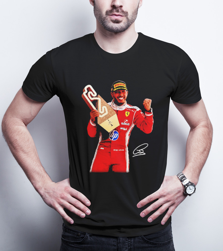 Lewis Hamilton Ferrari Racing Champion Pirelli Winner Remember Who You Are T-Shirt