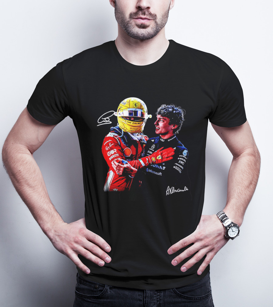 Ferrari Shell Mercedes Petronas Racing Embrace ZYN Microsoft T-Shirt