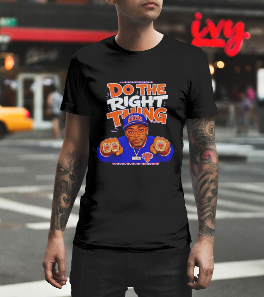 Do The Right Thing New York Knicks Rings 1970 1973 T-Shirt