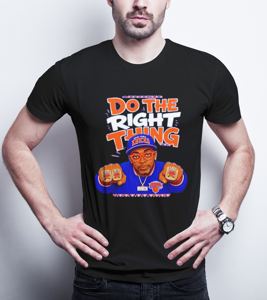 Do The Right Thing New York Knicks Rings 1970 1973 T-Shirt