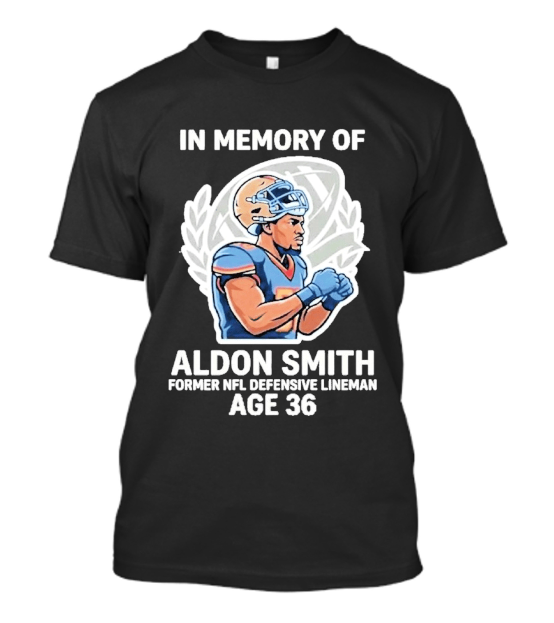 In Memory Of Aldon Smith Former NFL Defensive Lineman Age 36 T-Shirt