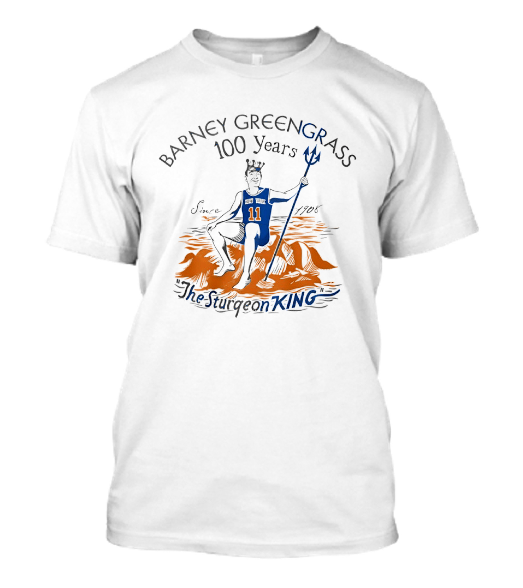 Adam Sandler Wearing Barney Greengrass 100 Years The Sturgeon King Jalen Brunson T-Shirt