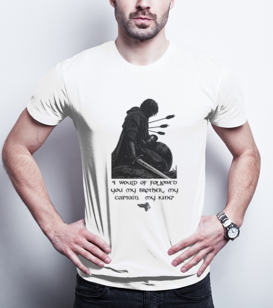 Boromir Lord Of The Rings Fellowship My Brother My Captain My King T-Shirt