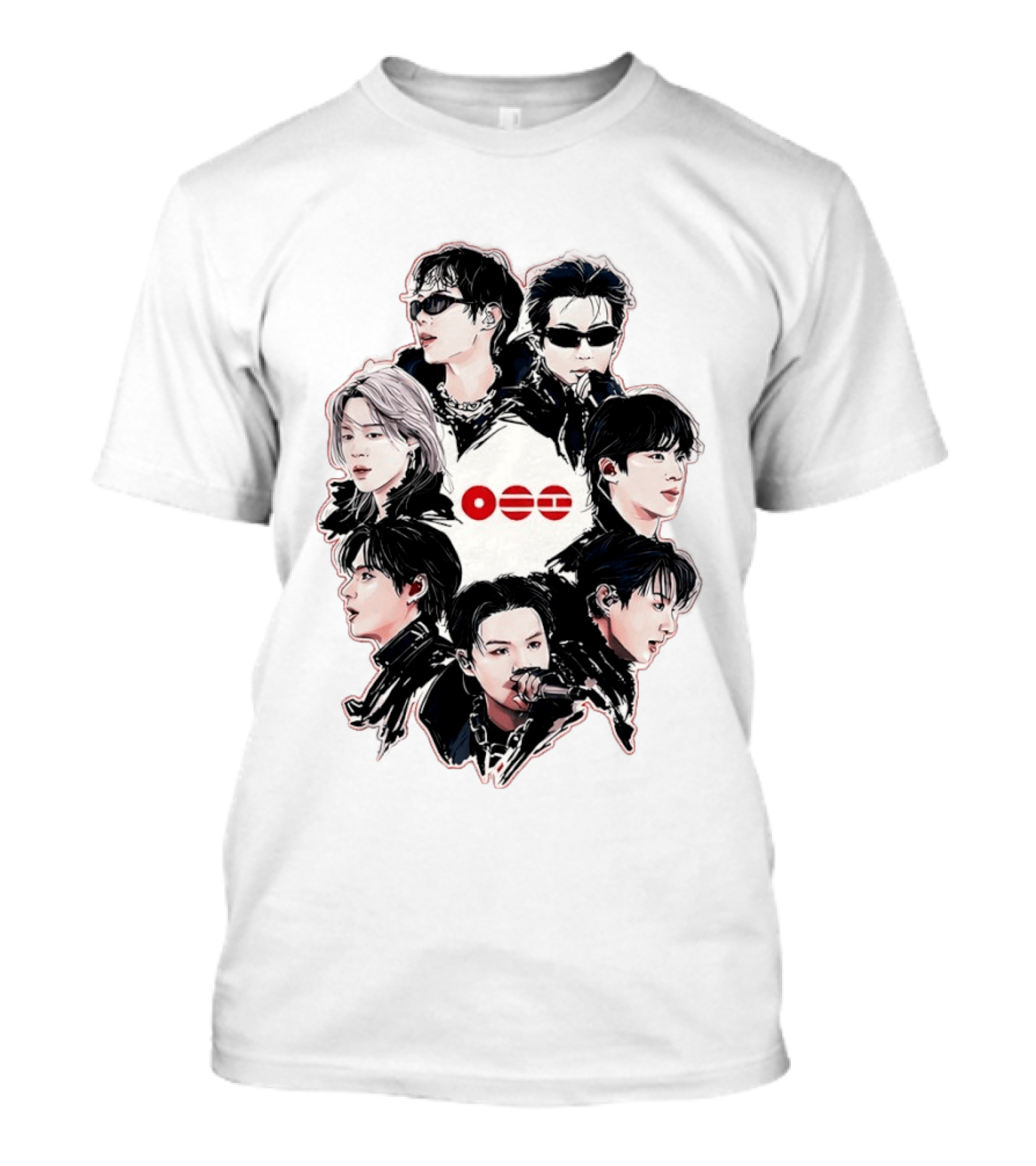 BTS Kpop ARMY Concert Seven Members T-Shirt