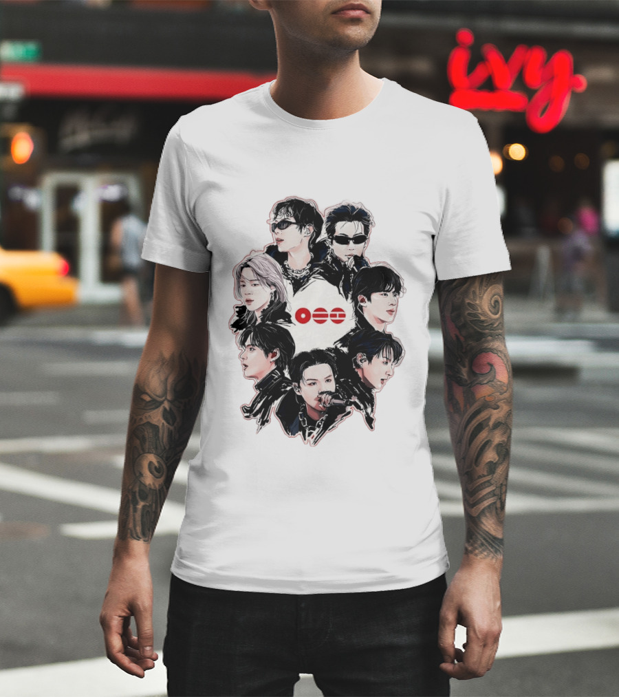 BTS Kpop ARMY Concert Seven Members T-Shirt