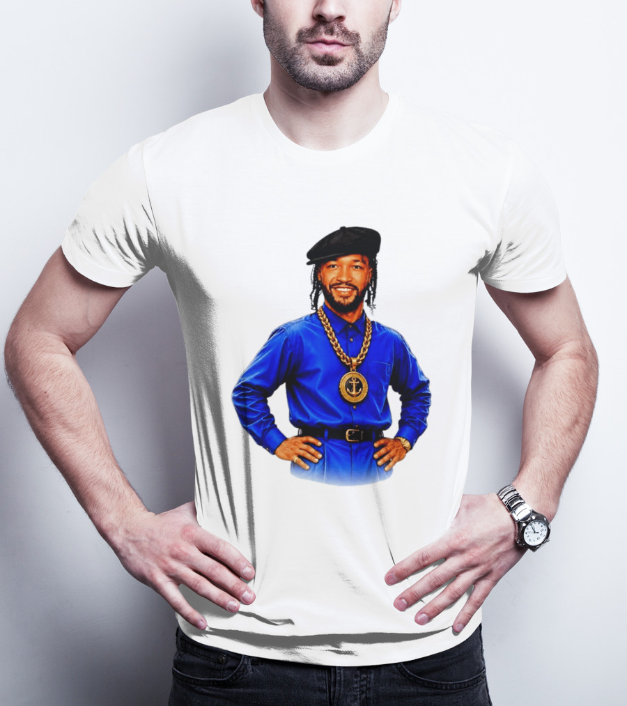 Jalen Brunson NY Knicks Always Business Never Personal Anchor Chain Beret Outfit T-Shirt