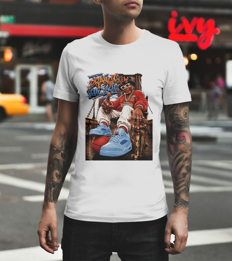 Director Orange And Blue New Champions NBA Basketball T-Shirt