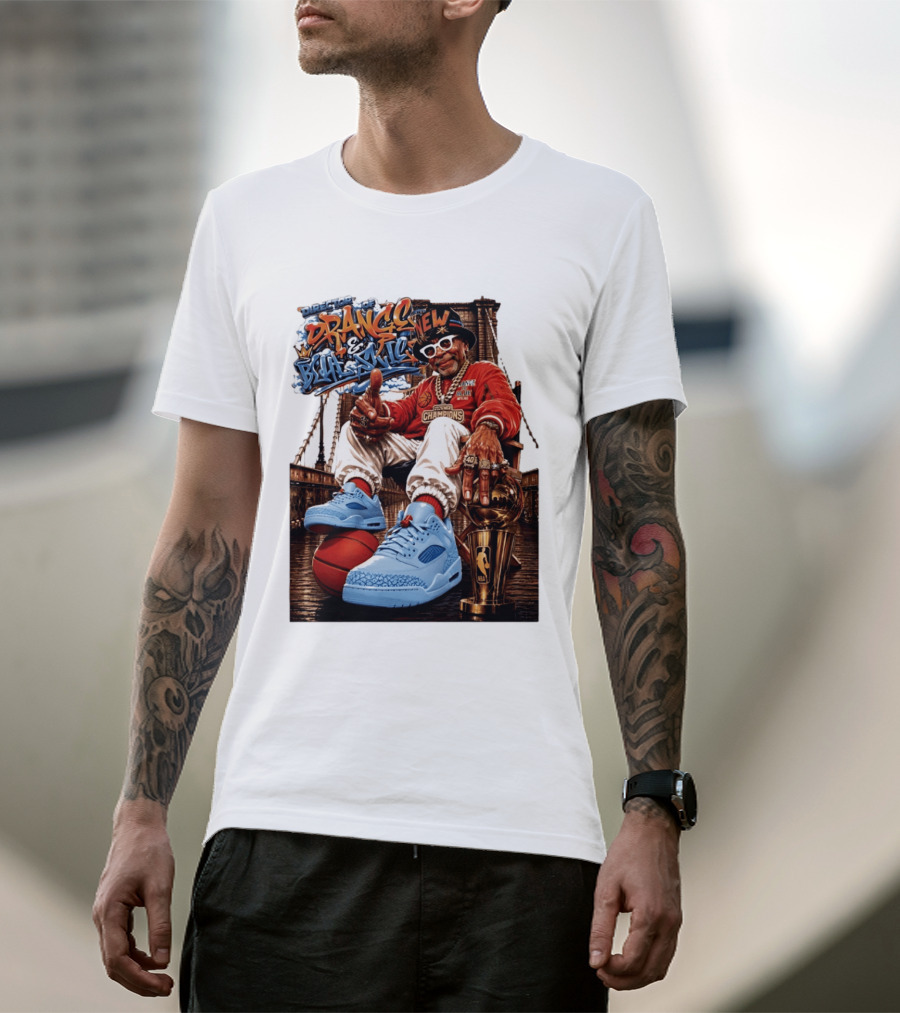 Director Orange And Blue New Champions NBA Basketball T-Shirt