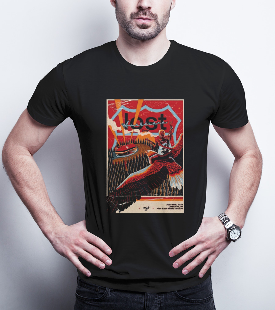 MCK Lost Americana Tour June 16 2026 Clarkston MI Pine Knob Music Theatre T-Shirt