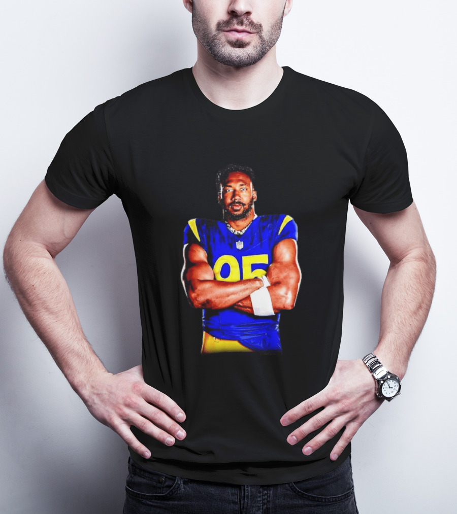Myles Garrett 95 Los Angeles Rams Football Sports Fan T-Shirt