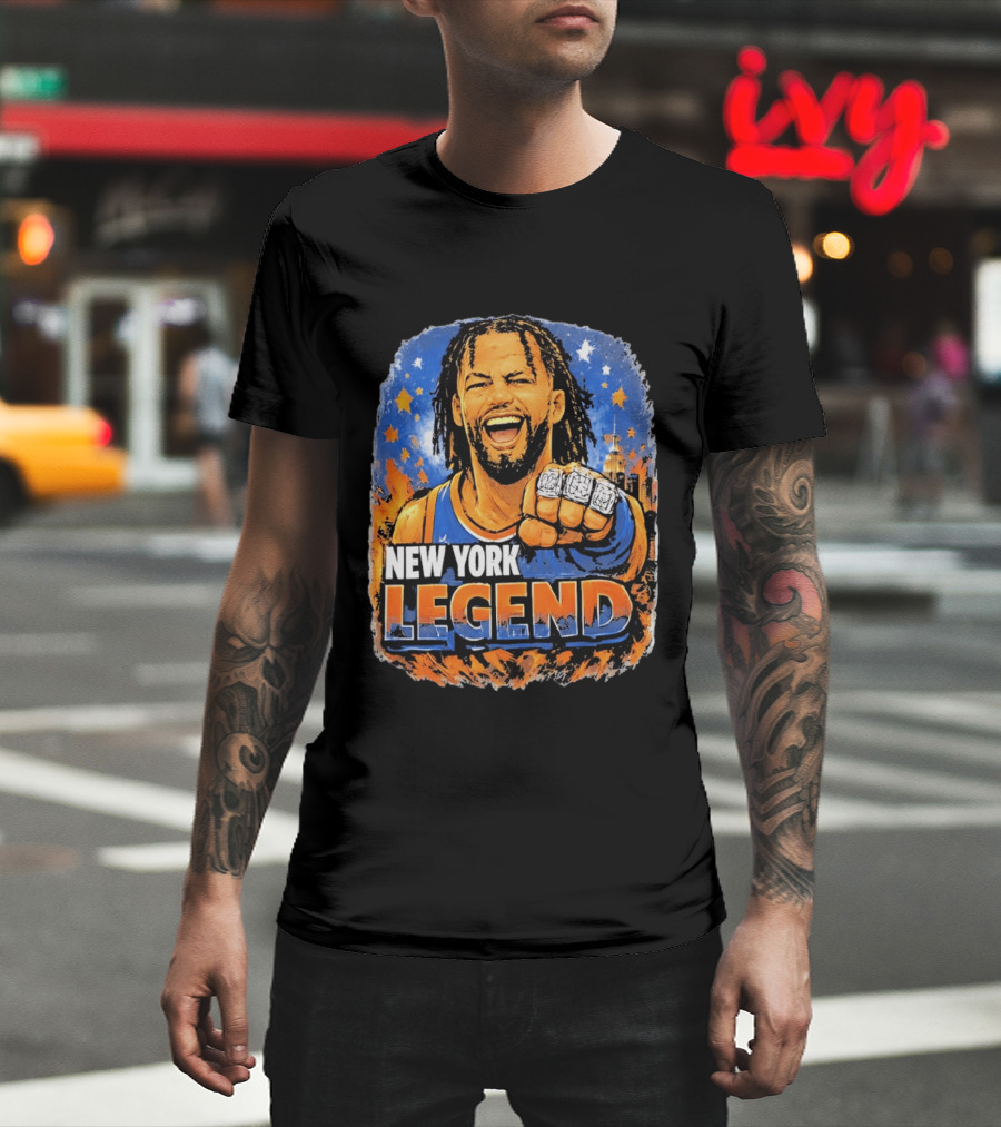 New York Knicks Jalen Brunson Legend Rings T-Shirt