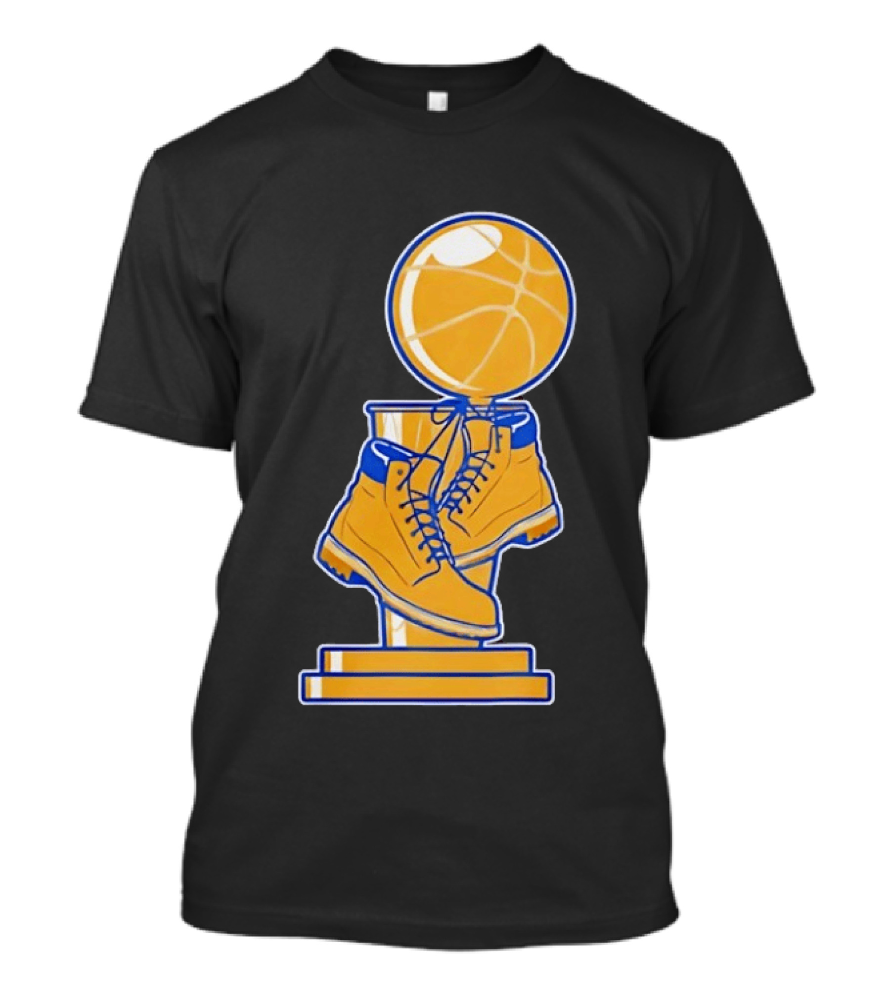 New York Basketball Trophy Golden Boots T-Shirt