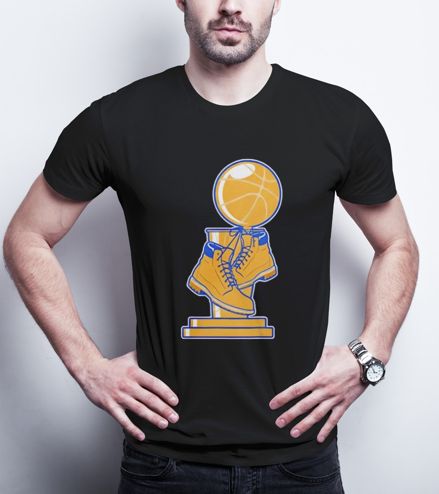 New York Basketball Trophy Golden Boots T-Shirt