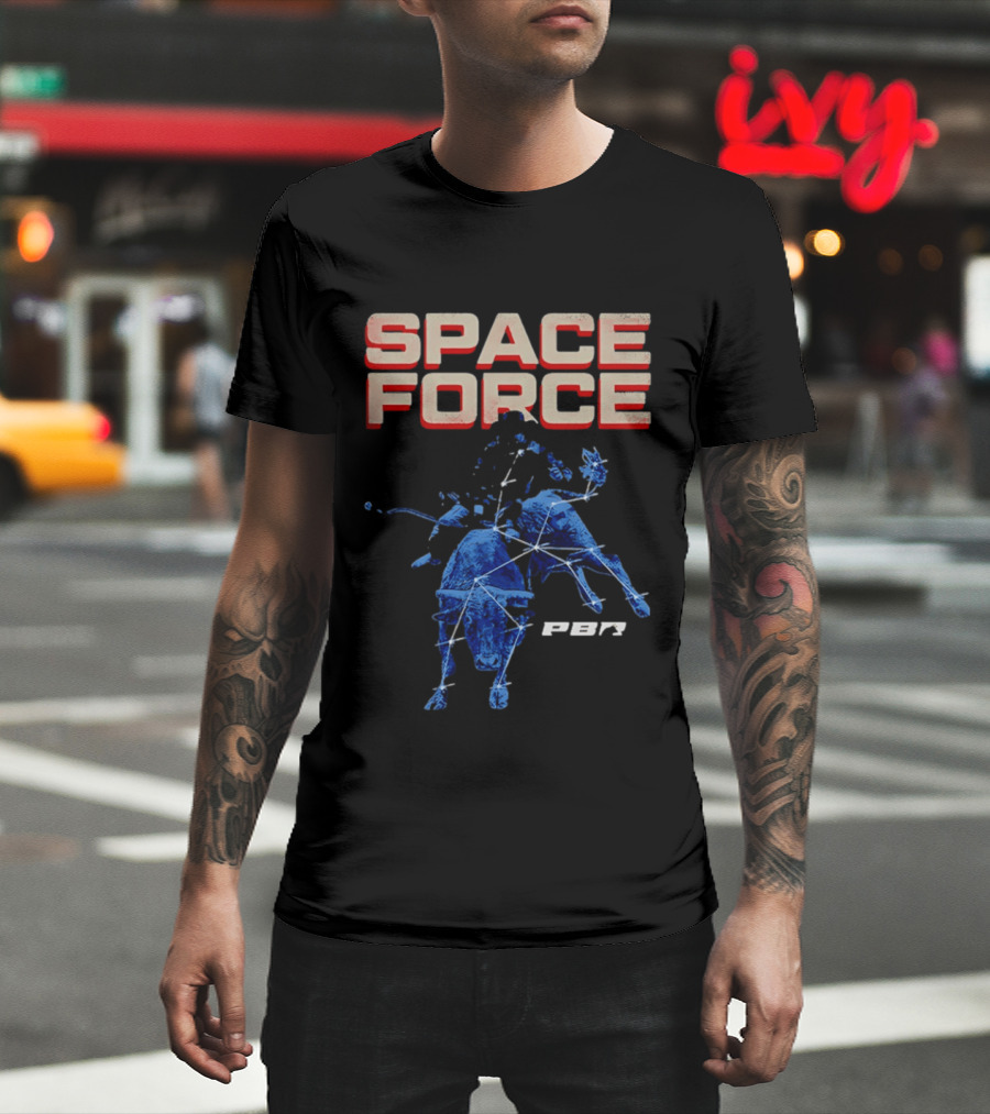 PBR Space Force Bull Rider Online Exclusive T-Shirt