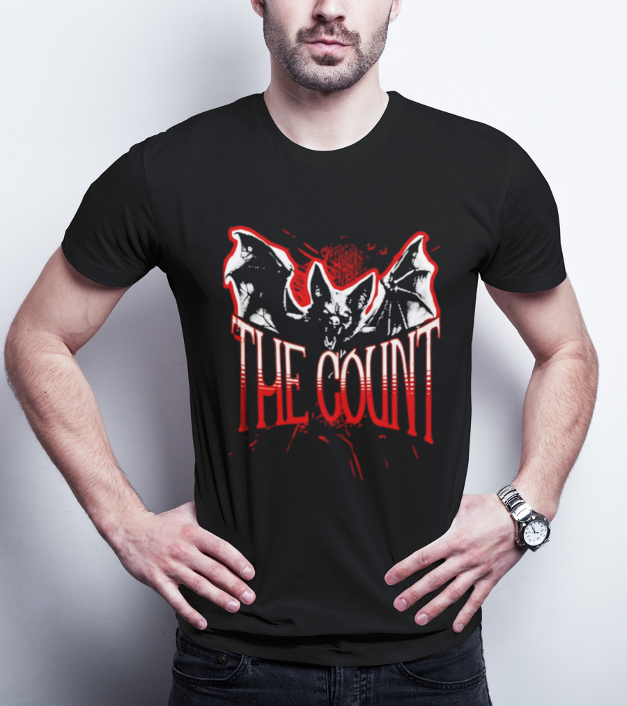 The Count Bat Illustration Sebastian Silvera T-Shirt