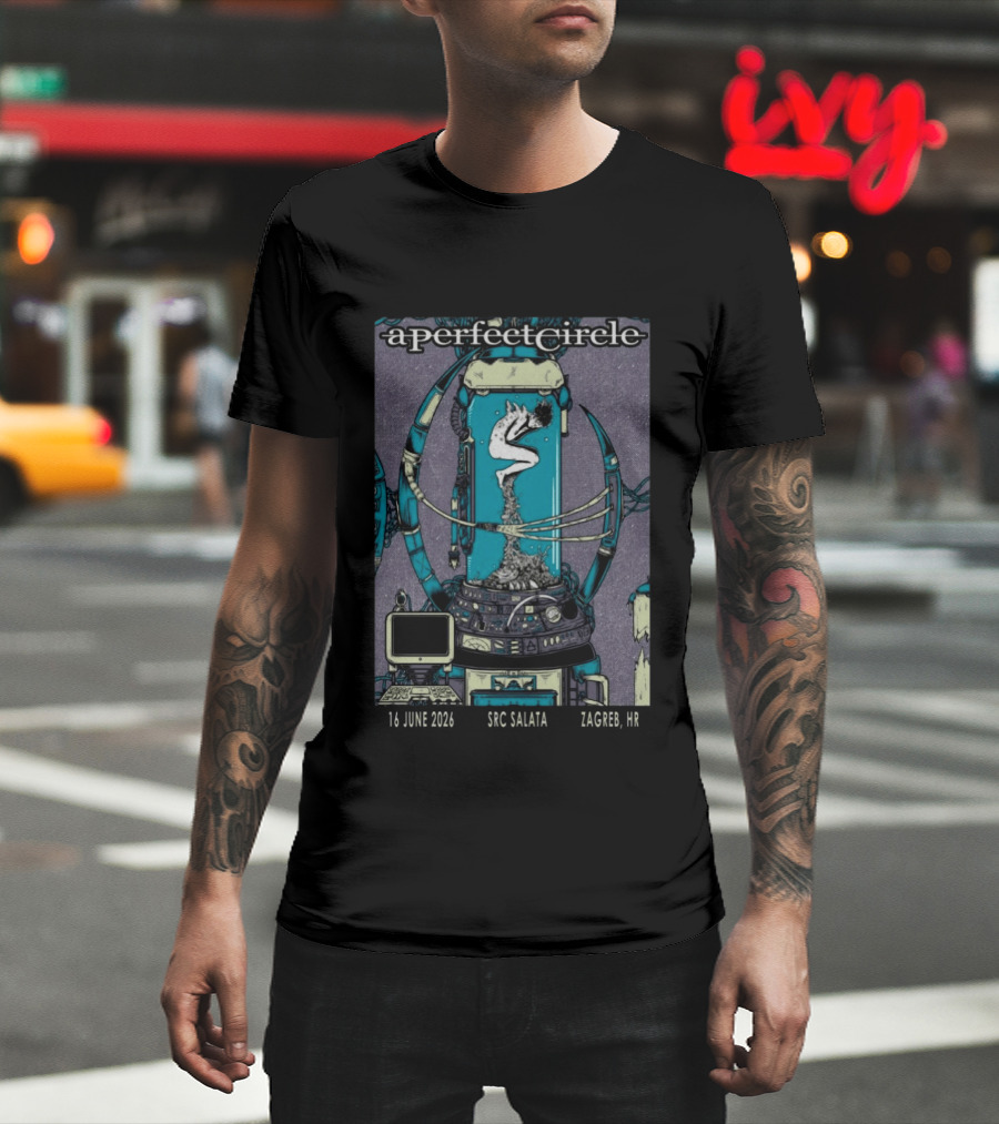 A Perfect Circle Event Zagreb SRC Salata June 16 2026 T-Shirt
