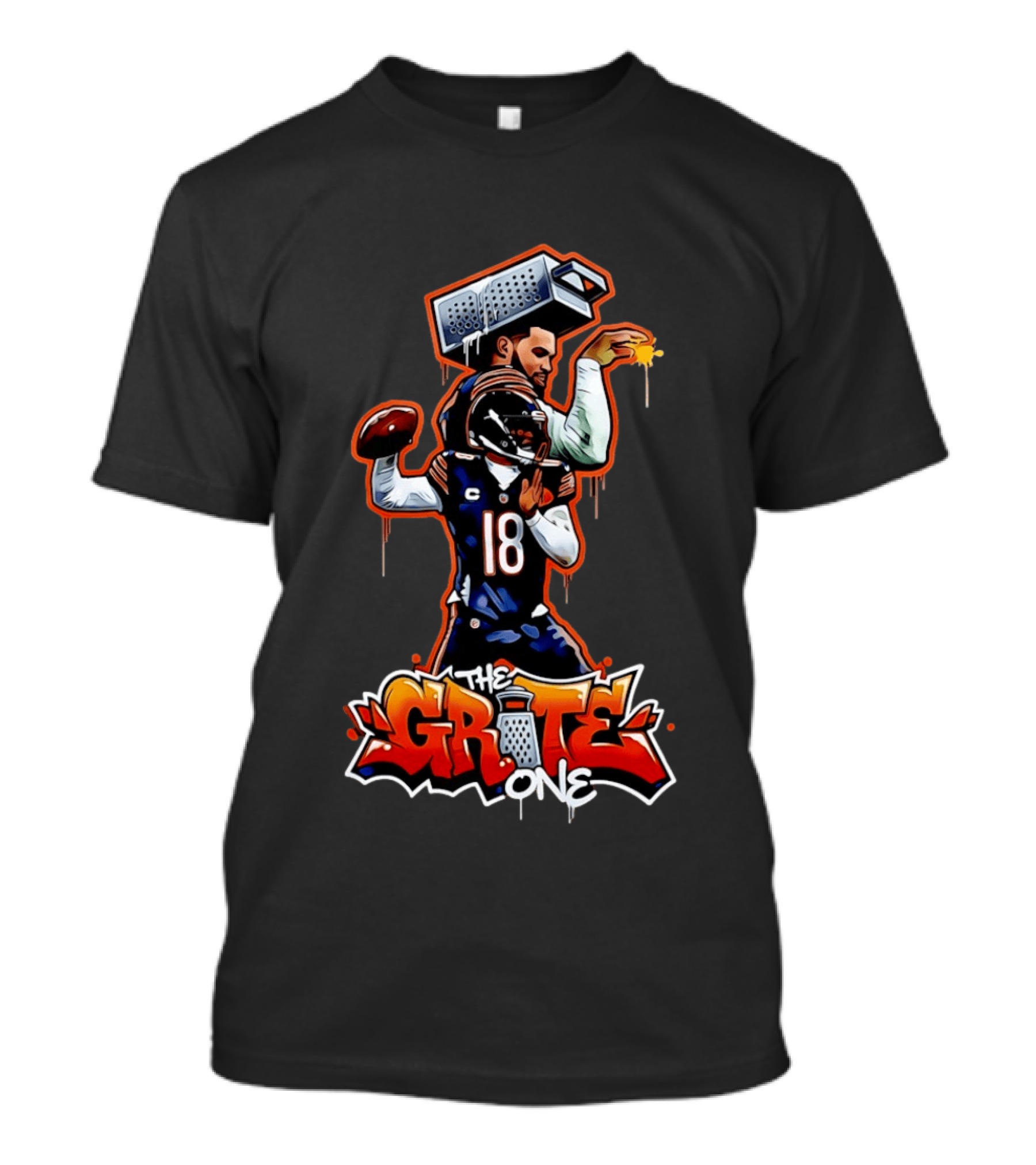 Caleb Williams Chicago Bears The Grite One 18 T-Shirt