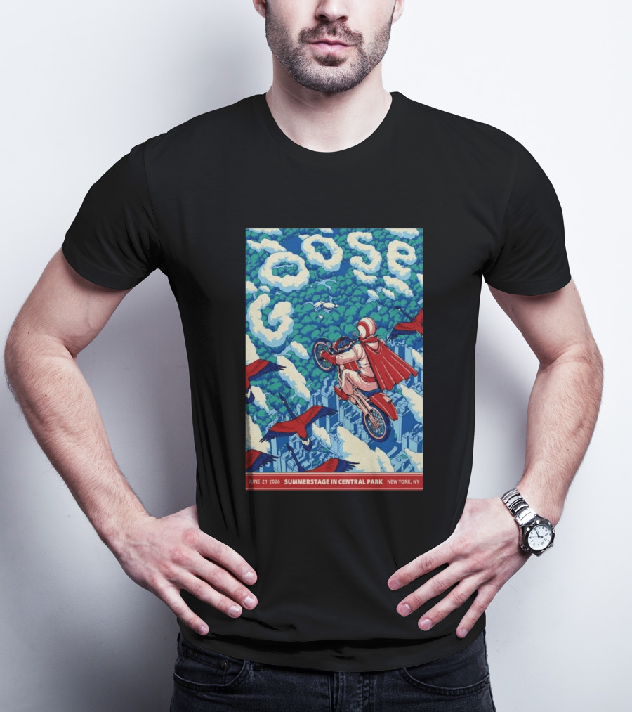 Goose Summerstage Central Park June 21 2026 New York NY T-Shirt