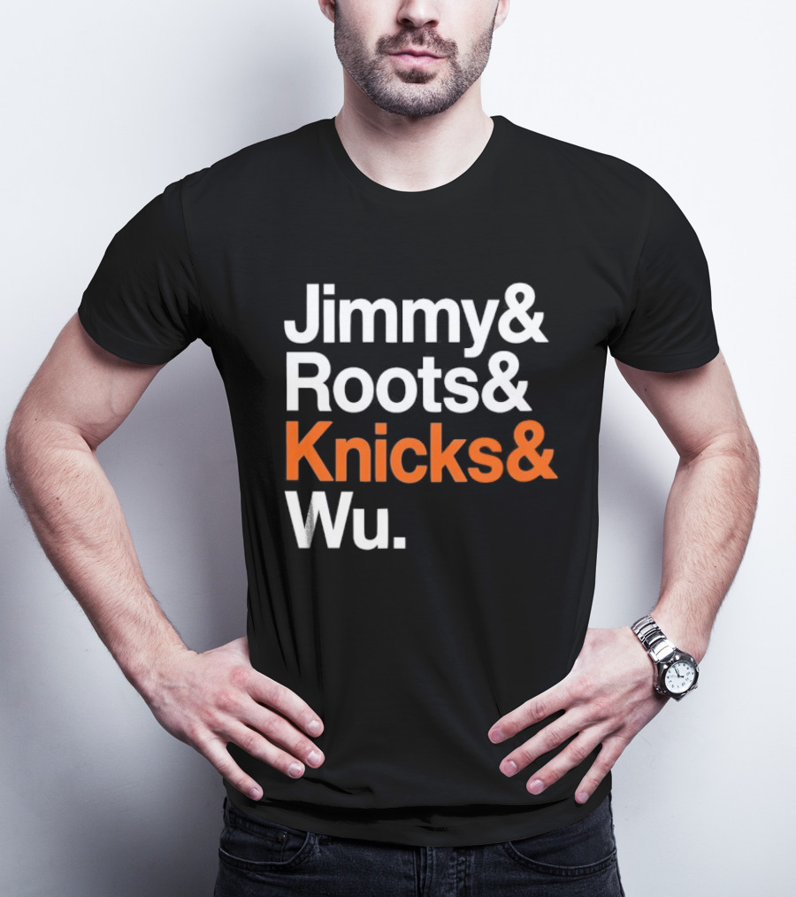 Jimmy And Roots And Knicks And Wu Basketball T-Shirt