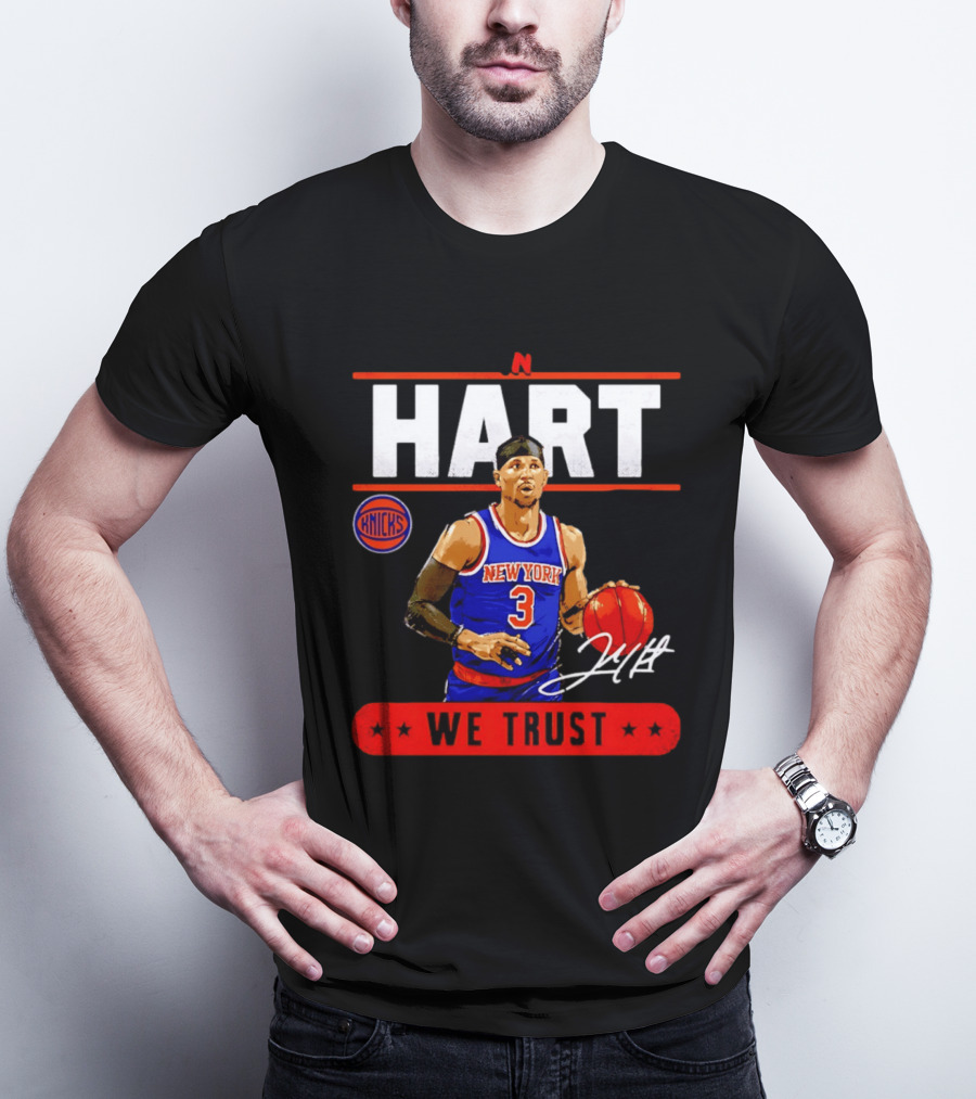 New York Knicks Josh Hart In Hart We Trust Basketball Player T-Shirt