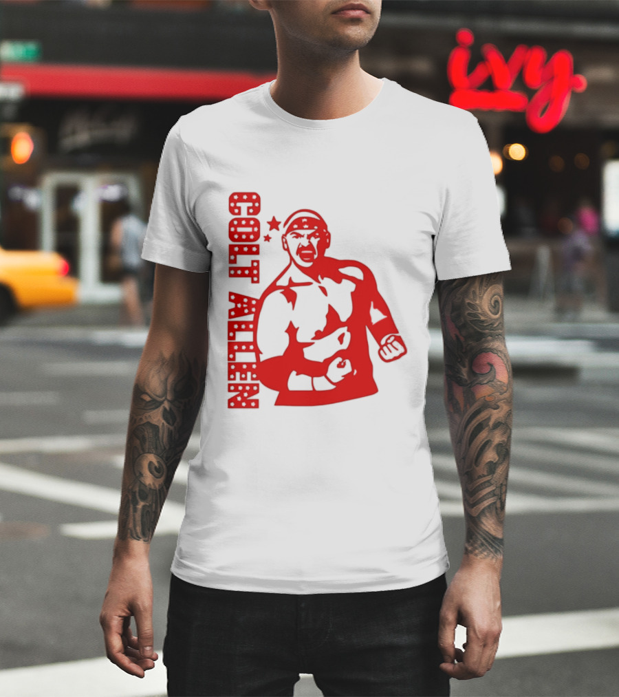 Bald Eagle Colt Allen Red Bold Star Striker T-Shirt