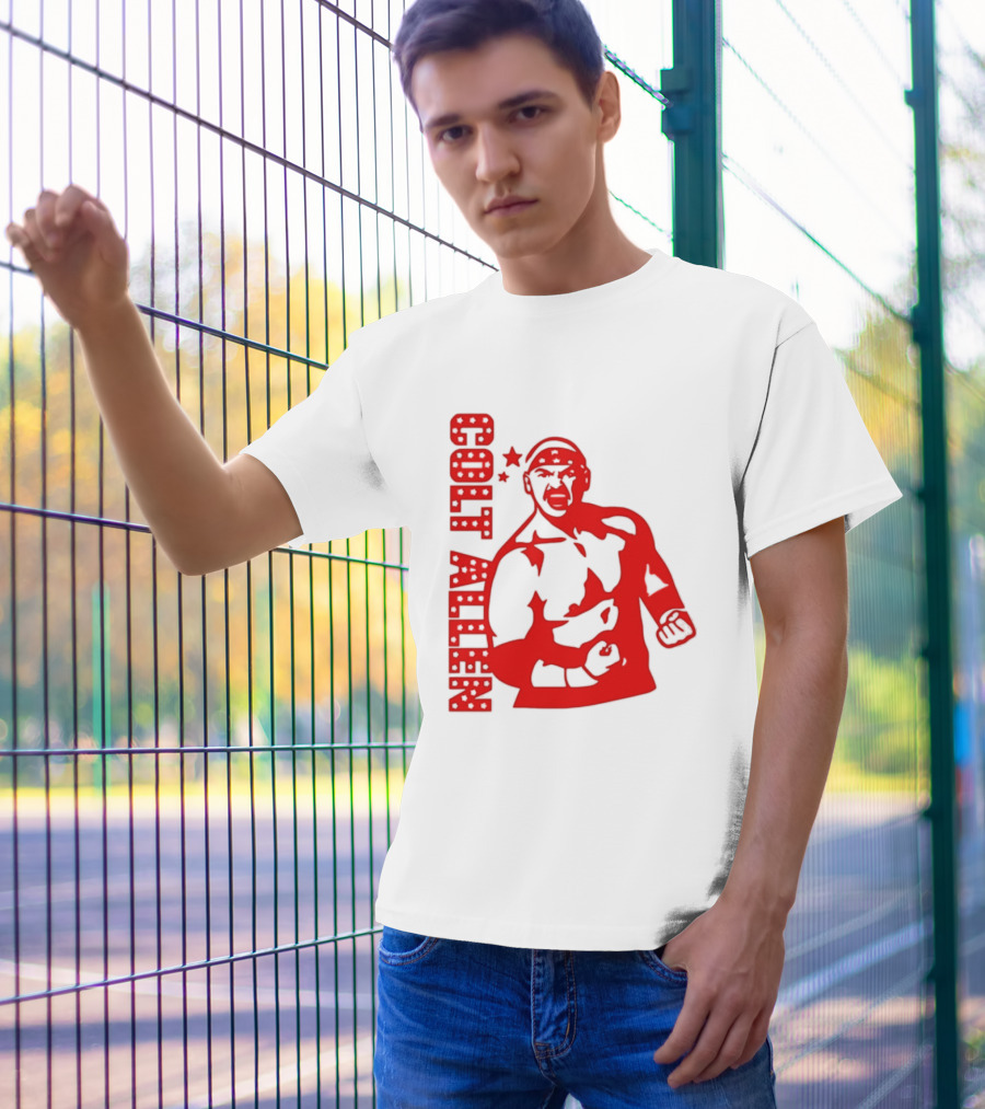 Bald Eagle Colt Allen Red Bold Star Striker T-Shirt