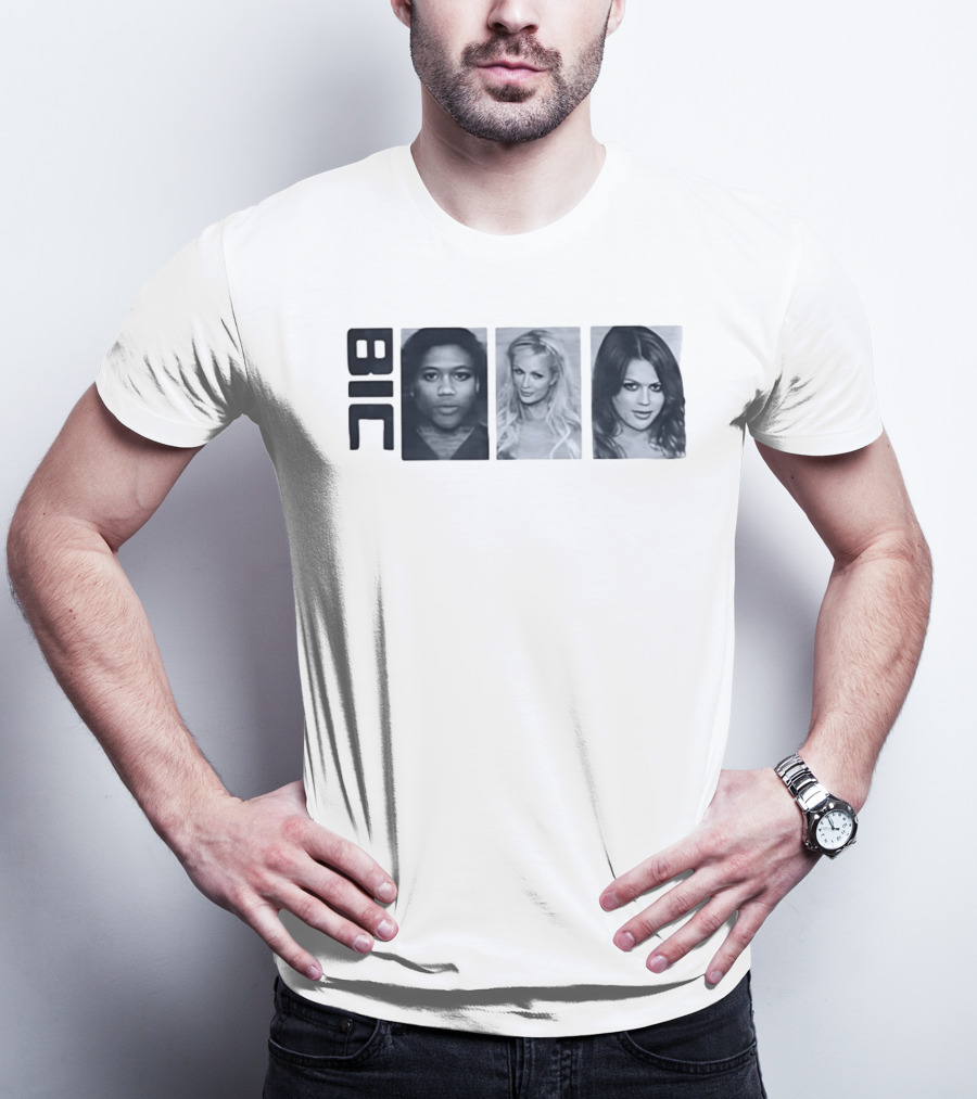 Bic Nicki Minaj Paris Hilton Britney Spears Trio Shots T-Shirt