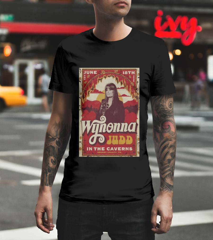 Wynonna Judd June 18 2026 The Caverns Grundy County TN T-Shirt