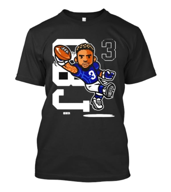 Odell Beckham Jr. 3 New York Giants Character Catch T-Shirt