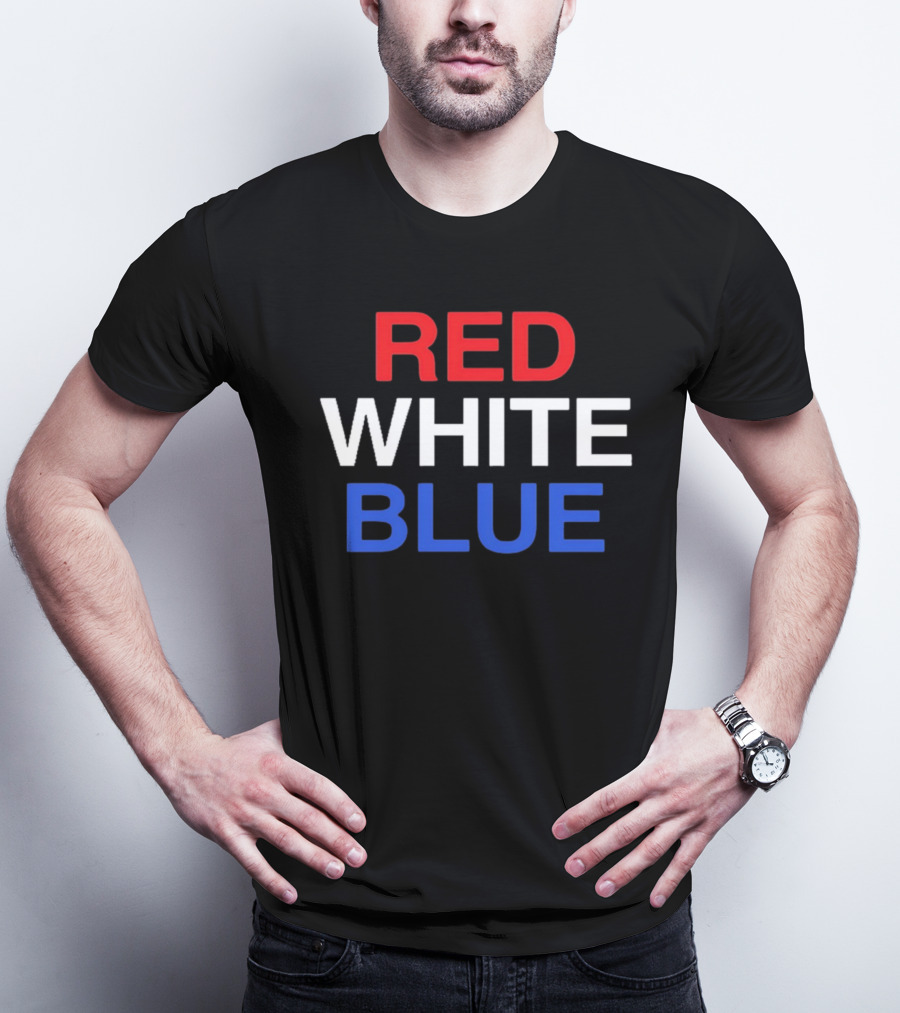 Red White Blue 4th Of July 2026 Celebration T-Shirt