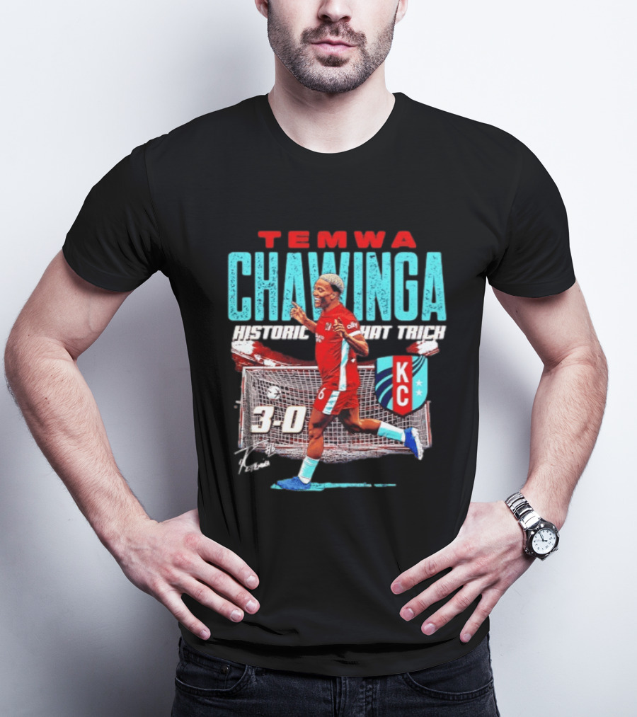 Temwa Chawinga KC Historic Hat Trick 3 0 T-Shirt