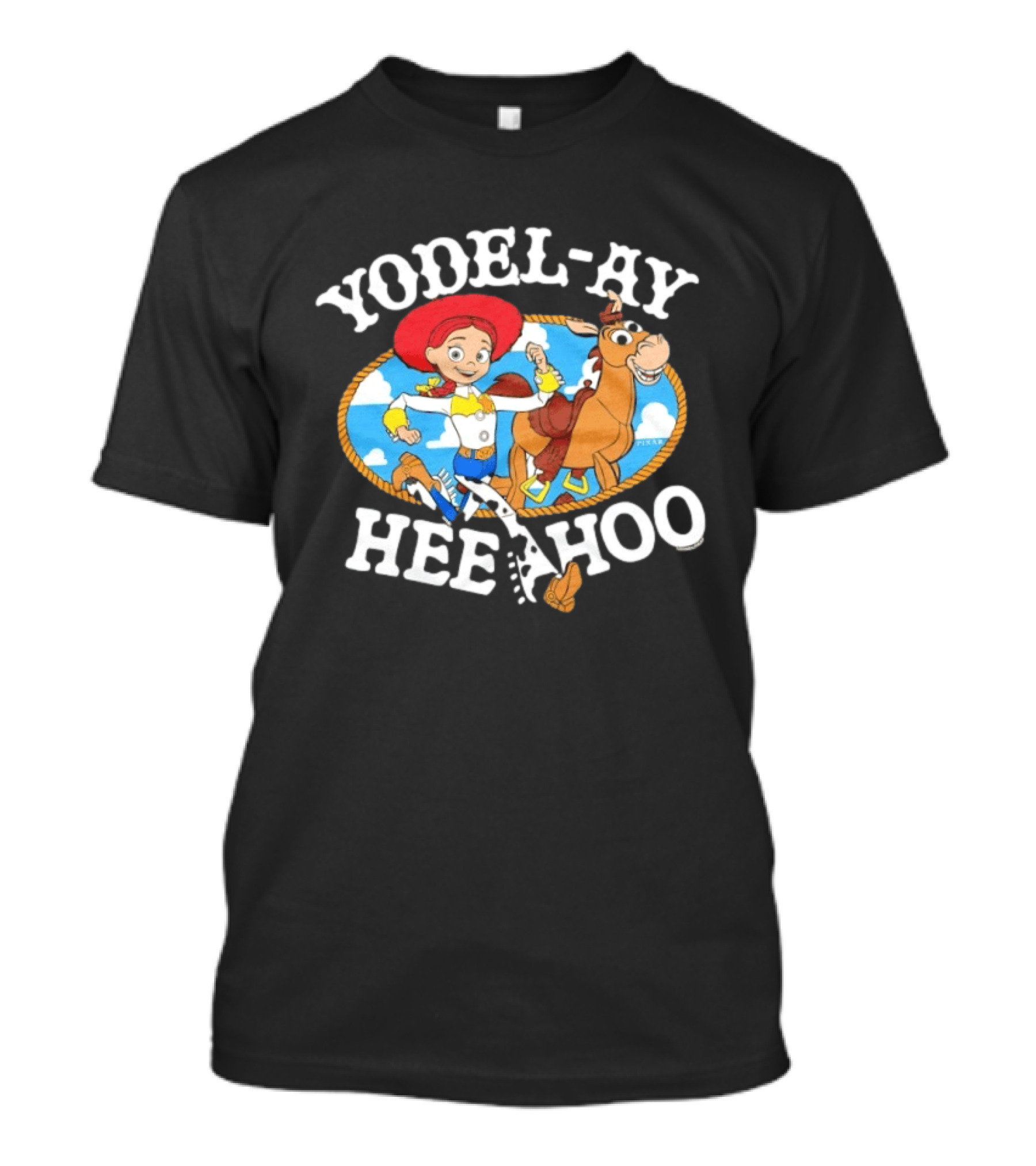 Yodel Ay Hee Hoo Toy Story Jessie And Bullseye Pixar T-Shirt