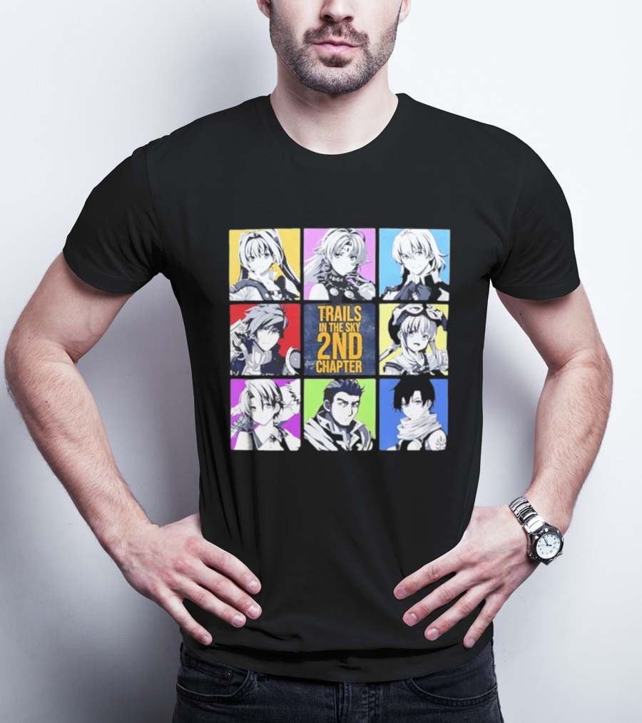 Trails In The Sky 2nd Chapter Main Cast Character Grid T-Shirt