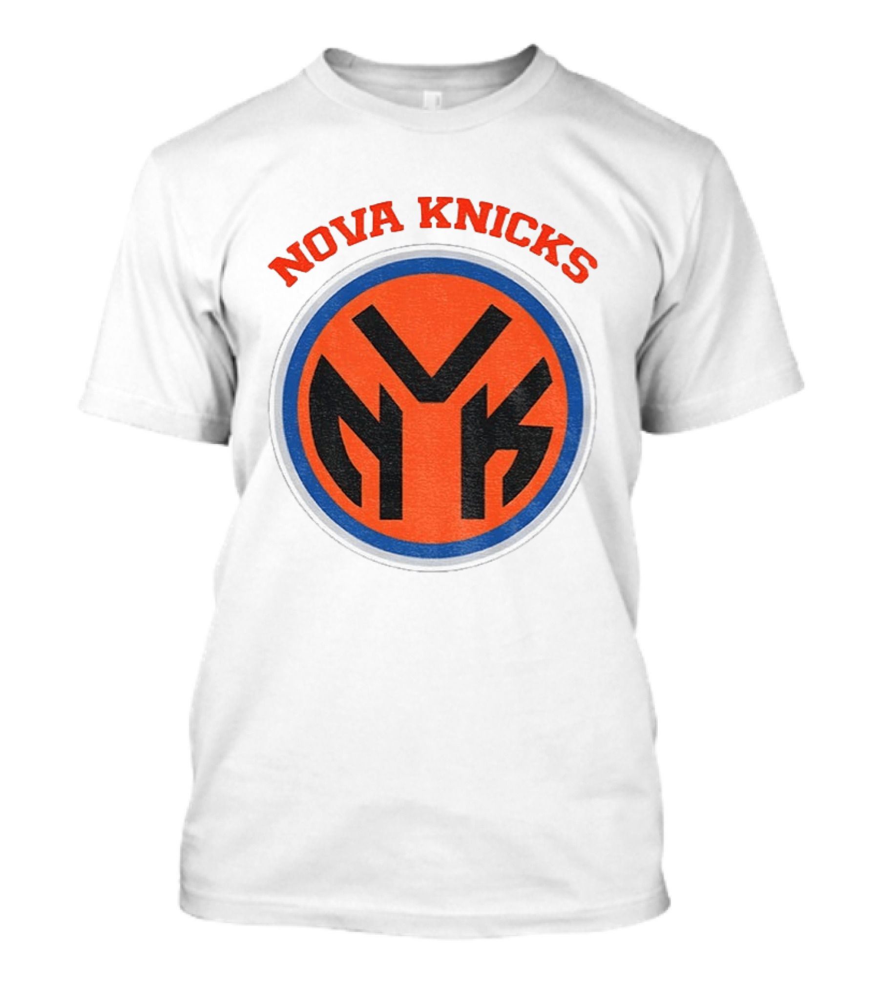 Nova Knicks NVK Villanova Wildcats New York Knicks Basketball Mashup T-Shirt