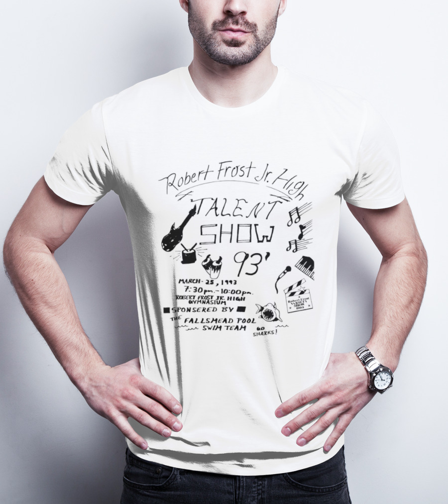 Robert Frost Jr. High Talent Show 1993 Music Performance T-Shirt