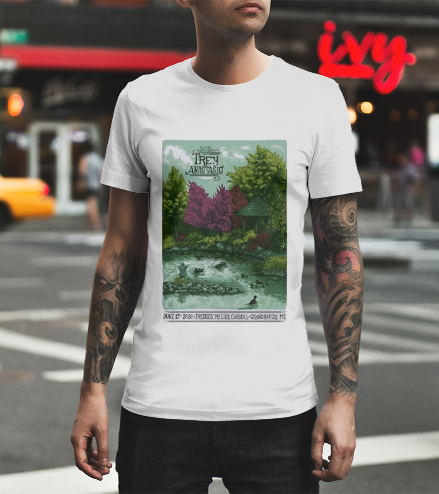 Trey Anastasio June 17 2026 Frederik Meijer Gardens Grand Rapids MI T-Shirt