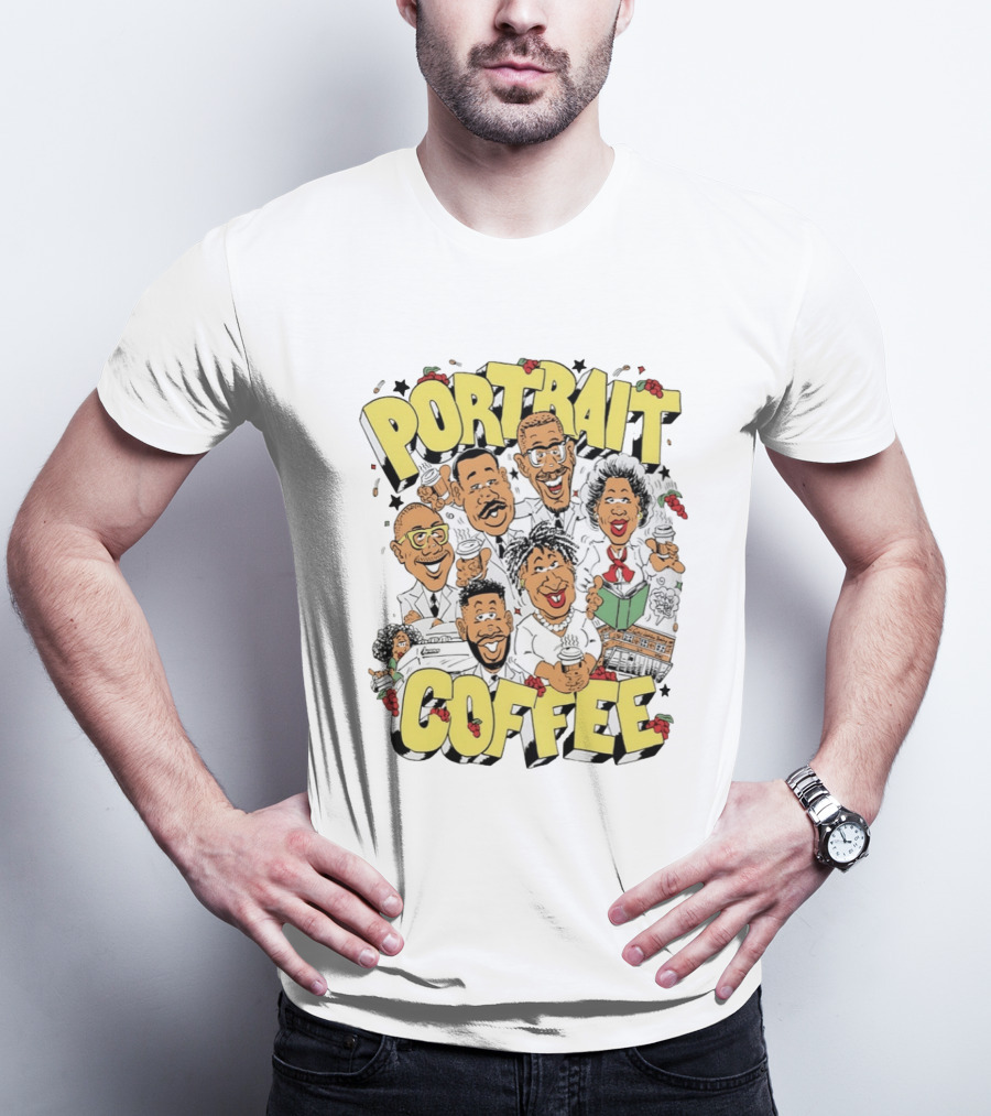 Martin Luther King Jr Civil Rights Leaders Portrait Coffee T-Shirt