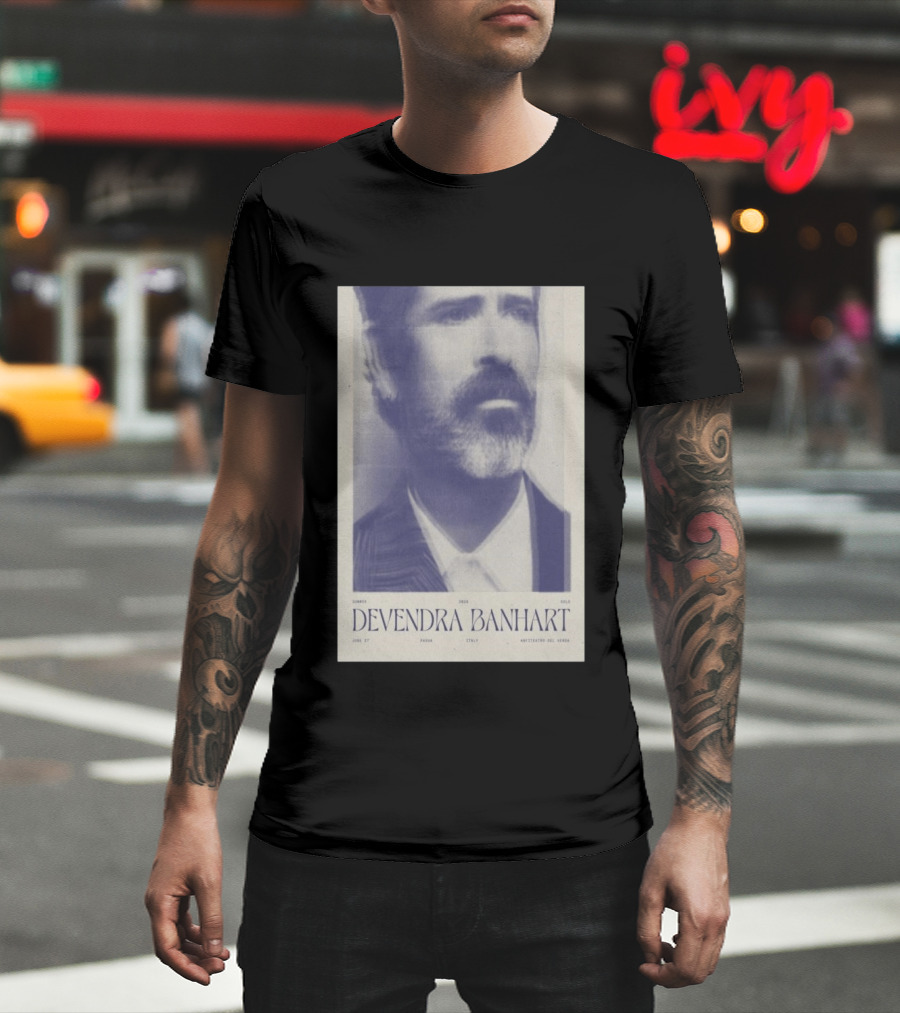 Devendra Banhart Anfiteatro Del Venda Padua Italy June 27 2026 T-Shirt