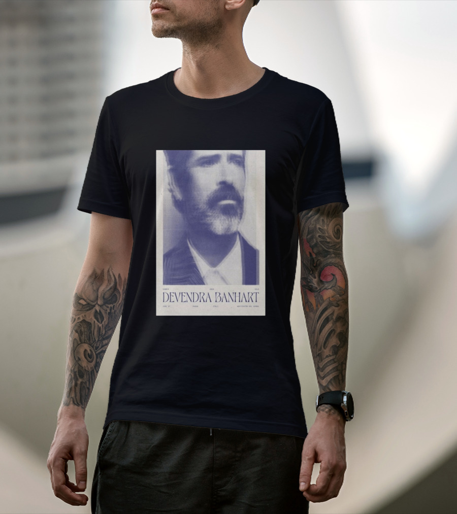 Devendra Banhart Anfiteatro Del Venda Padua Italy June 27 2026 T-Shirt