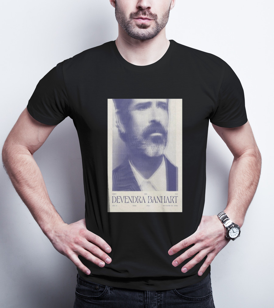 Devendra Banhart Anfiteatro Del Venda Padua Italy June 27 2026 T-Shirt