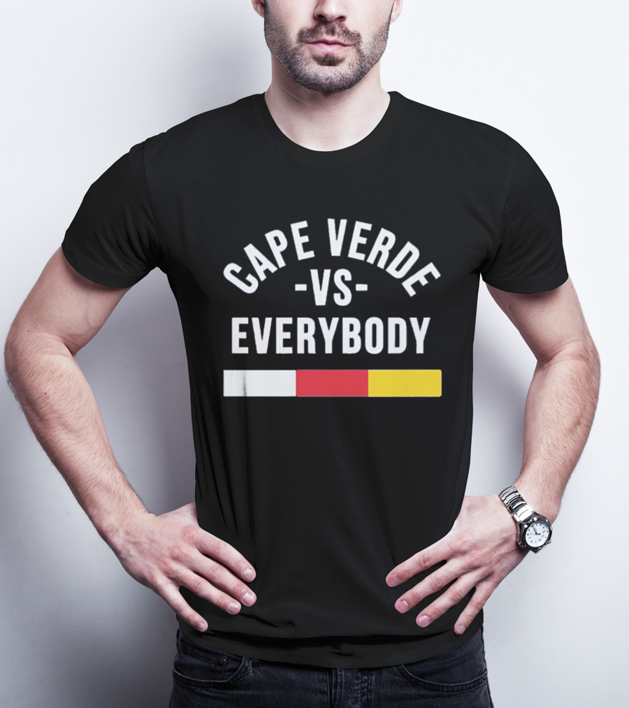 Cape Verde Vs Everybody African Nations Flag T-Shirt