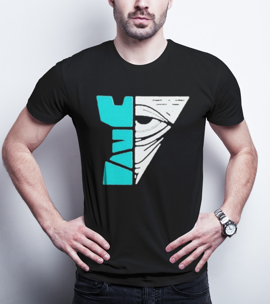 Kastle Group Whitephos X Kastle Face Off Bold Geometric Abstract T-Shirt