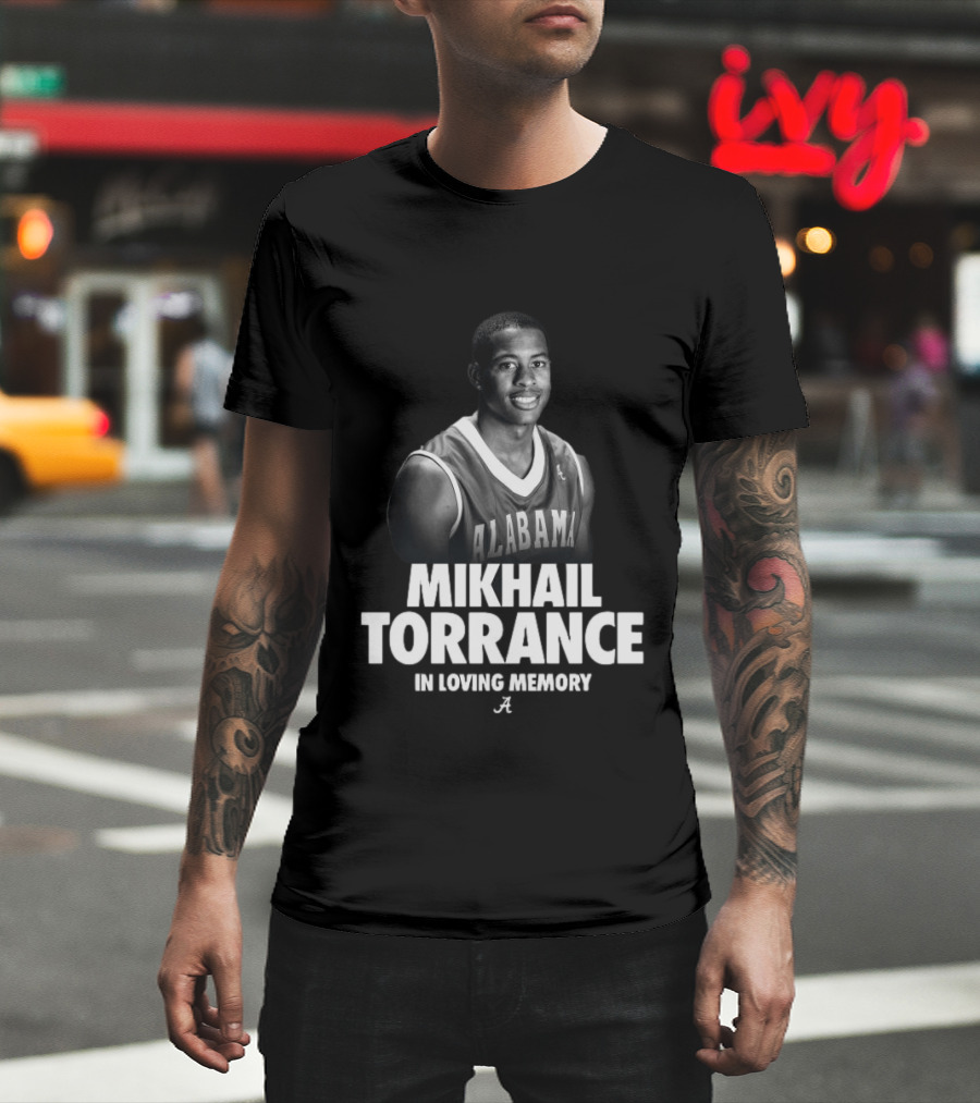 Mikhail Torrance Alabama Basketball In Loving Memory T-Shirt