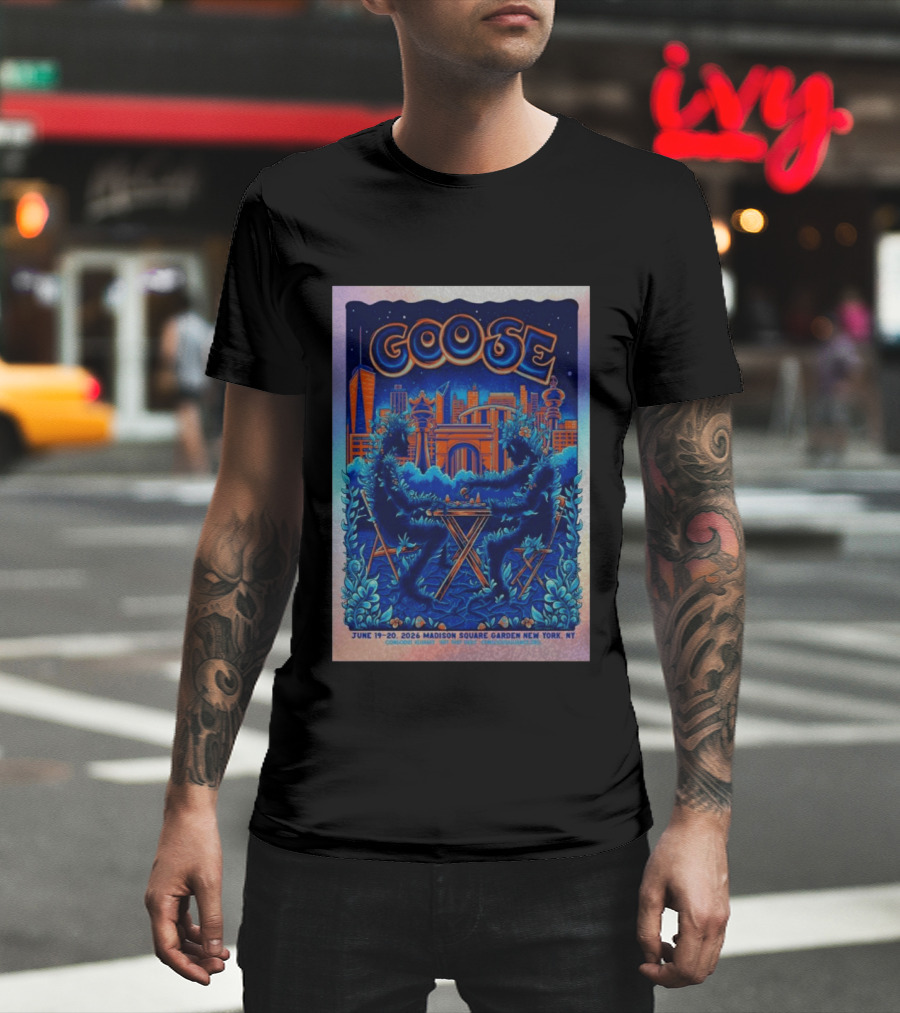 Goose Madison Square Garden New York June 19 20 2026 T-Shirt