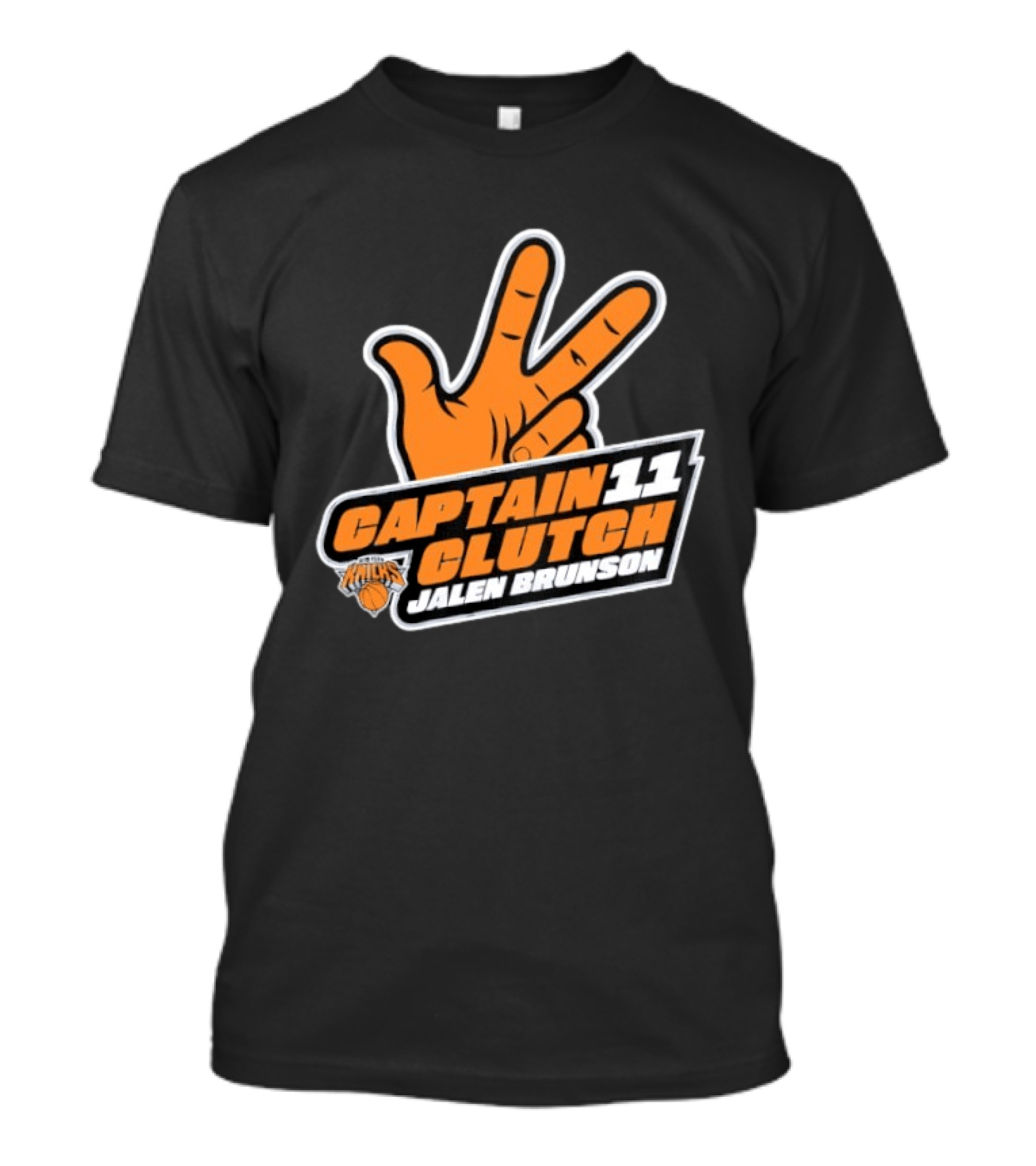 New York Knicks 11 Jalen Brunson Captain Clutch T-Shirt
